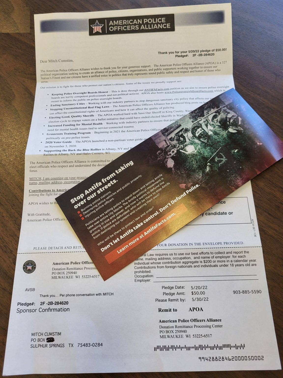 Scam Alert: American Police Officers Alliance - Ksst Radio